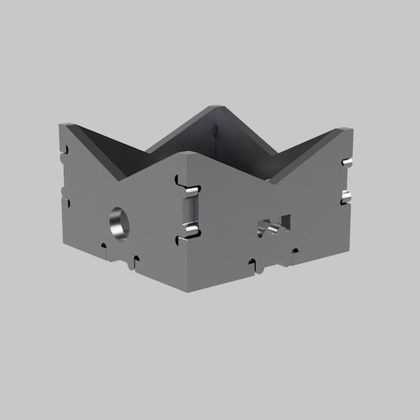 5 Sided Fab Square DXF File Plasma Cut - Etsy Canada