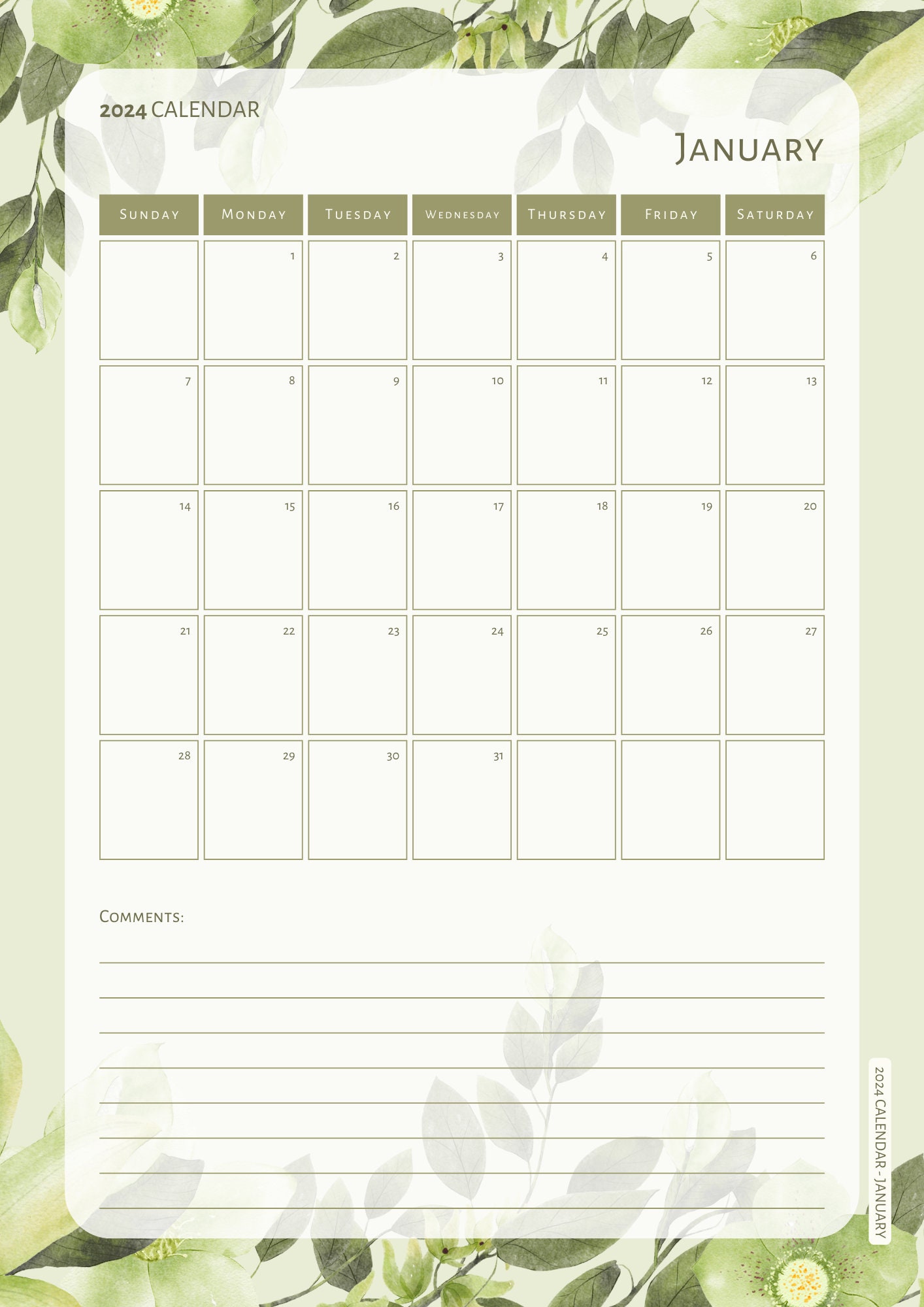 Printable Bundled Planner 2024 Planner iPad Planner Minimalist Planner ...