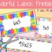 Blank Water Color Labels-canva Template - Etsy