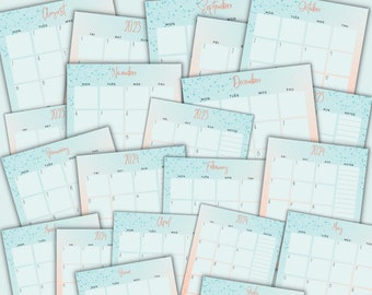 School Year Calendar 2023/2024 - Etsy