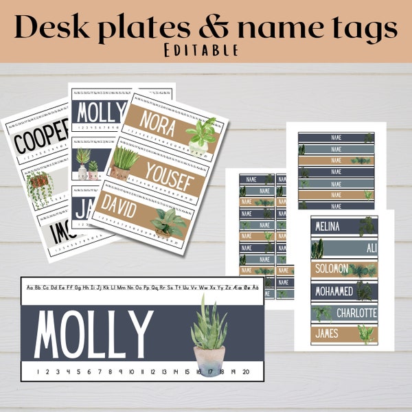 Plant Name Tags - Etsy