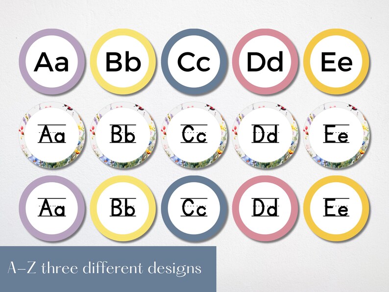 Wild Flower Meadow Alphabet Posters for Classrooms | Classroom Decor ...