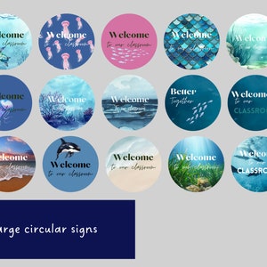 Door Sign for a Sea Themed Classroom | Classroom Decor | Instant ...