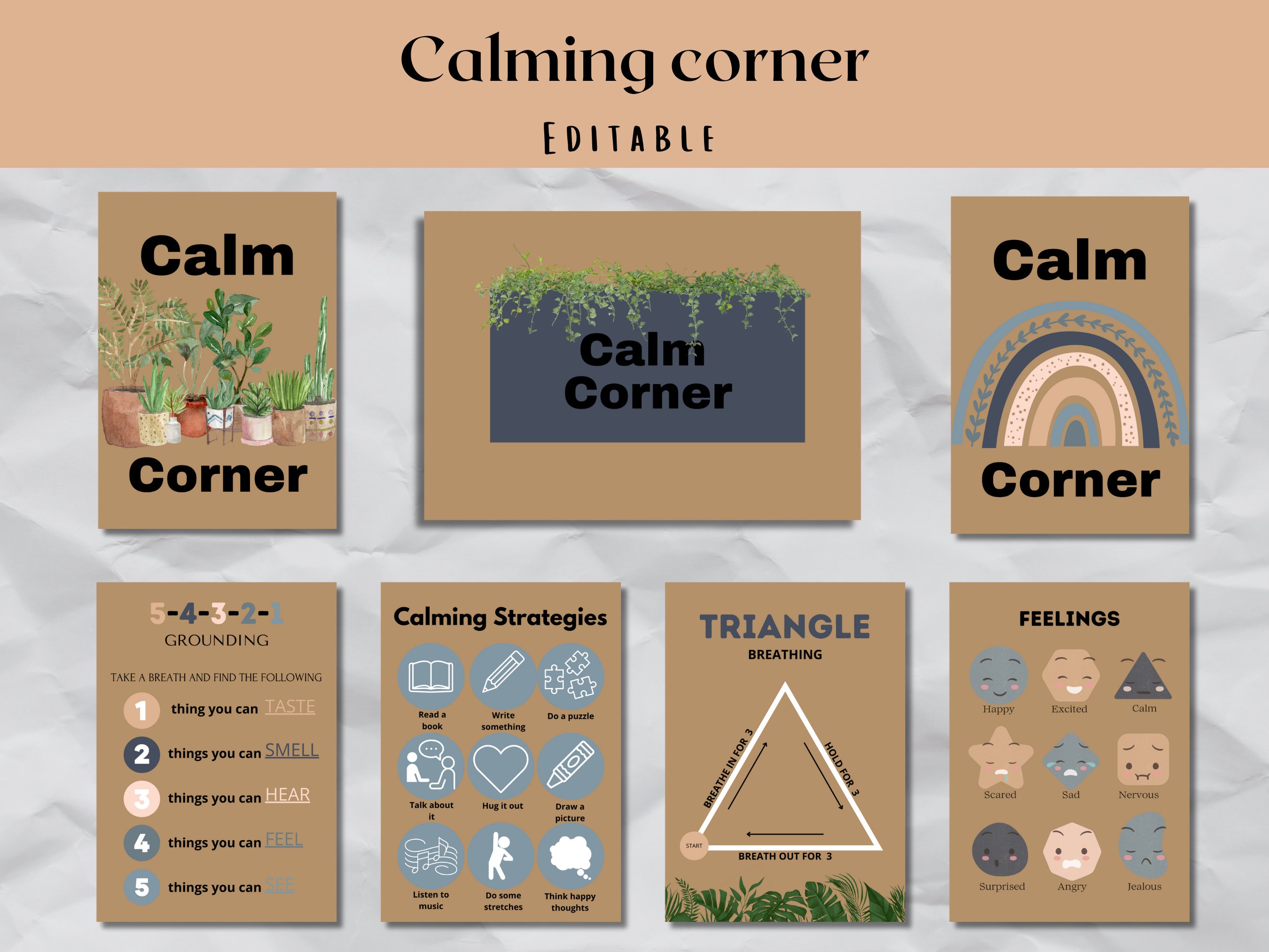 Calming Corner for a Plant Themed Classroom - Etsy