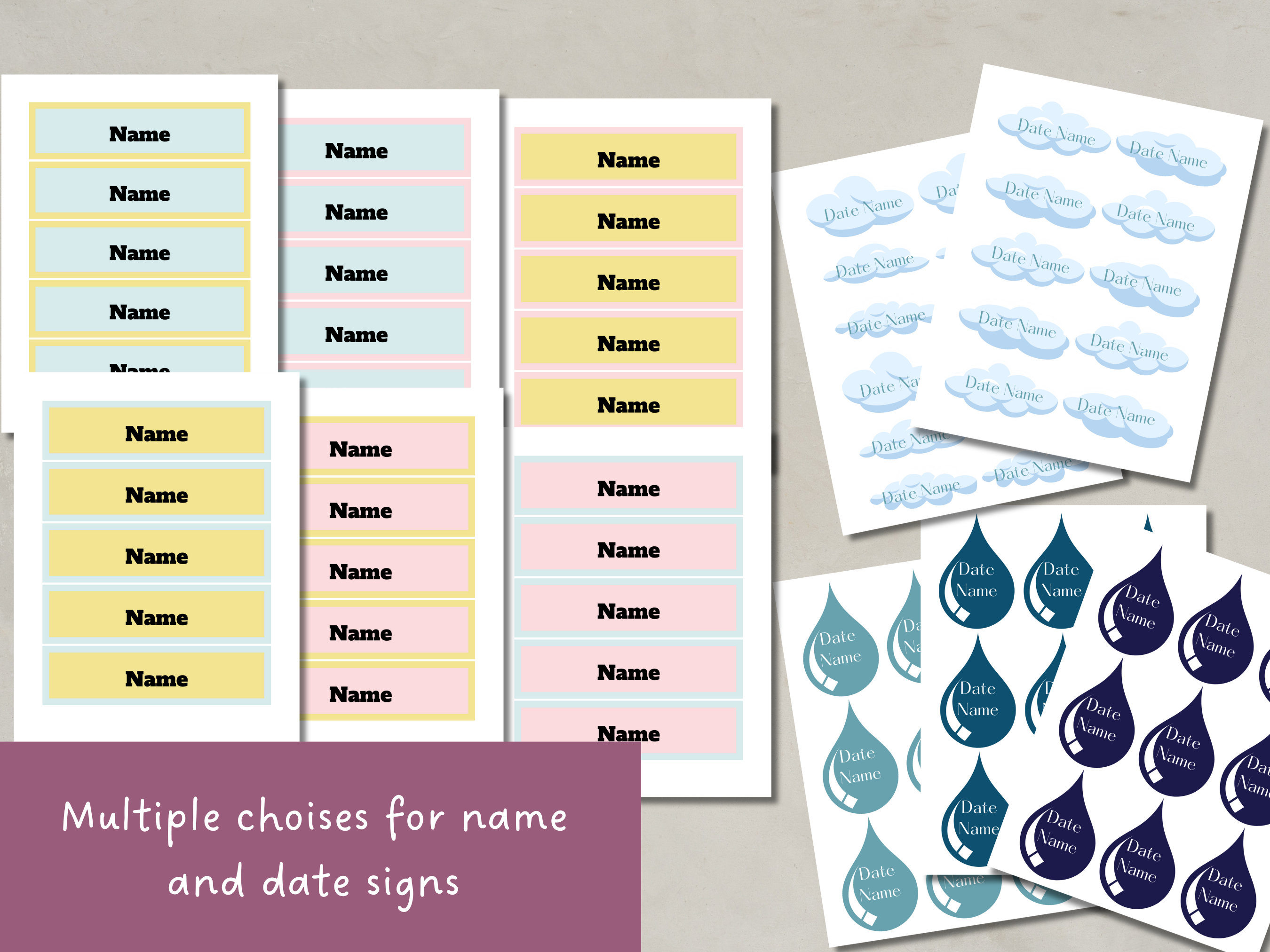 Heavenly Clouds Birthday Display for Classrooms - Etsy