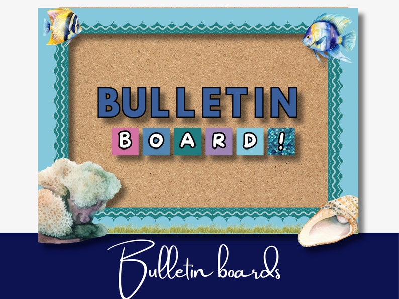 Bulletin Board for a Classroom Unde the Sea | Bulleting Boarders ...