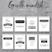 Growth Mindset Classroom Posters, Simple Black and White or Create Your ...