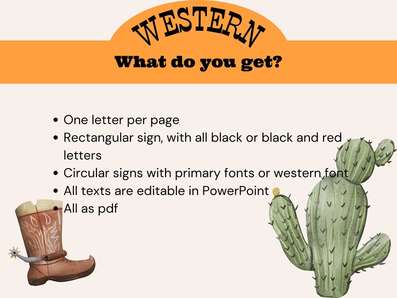 Editable Alphabet Posters for a Western Themed Classroom | Classroom ...