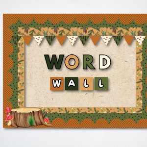 Bulletin Borders and Letters for a Forest Themed Classroom - Etsy
