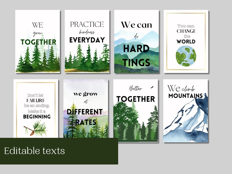 Forest Classroom Posters | Out of the Woods | Woodland Classroom Decor ...