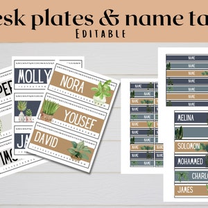 Boho Plants Calm Classroom Decor Bundle |plants Please | Serene ...