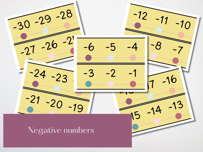 Number Lines and Skip Counting in a Pastel Heaven | Teacher Printables ...