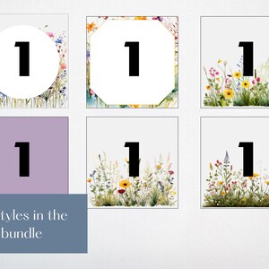 Classroom Calendar With a Wild Flower Meadow Theme | Classroom Decor ...