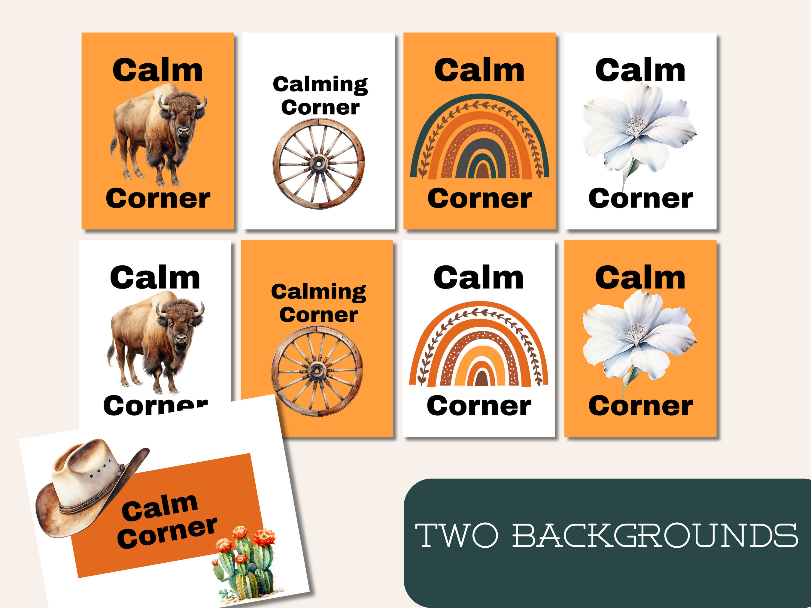 Western Themed Calming Corner for Classrooms and Schools | Classroom ...