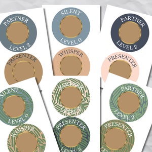 Classroom Rules and Voice Levels for a Calm Plant Themed Classroom ...