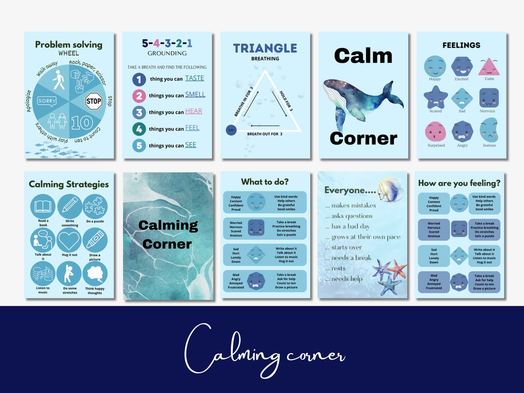 Calming Corner for a Sea Themed Classroom | Classroom Decor | Ocean ...