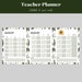 Teacher Planner 2023-2024 Printable - Etsy