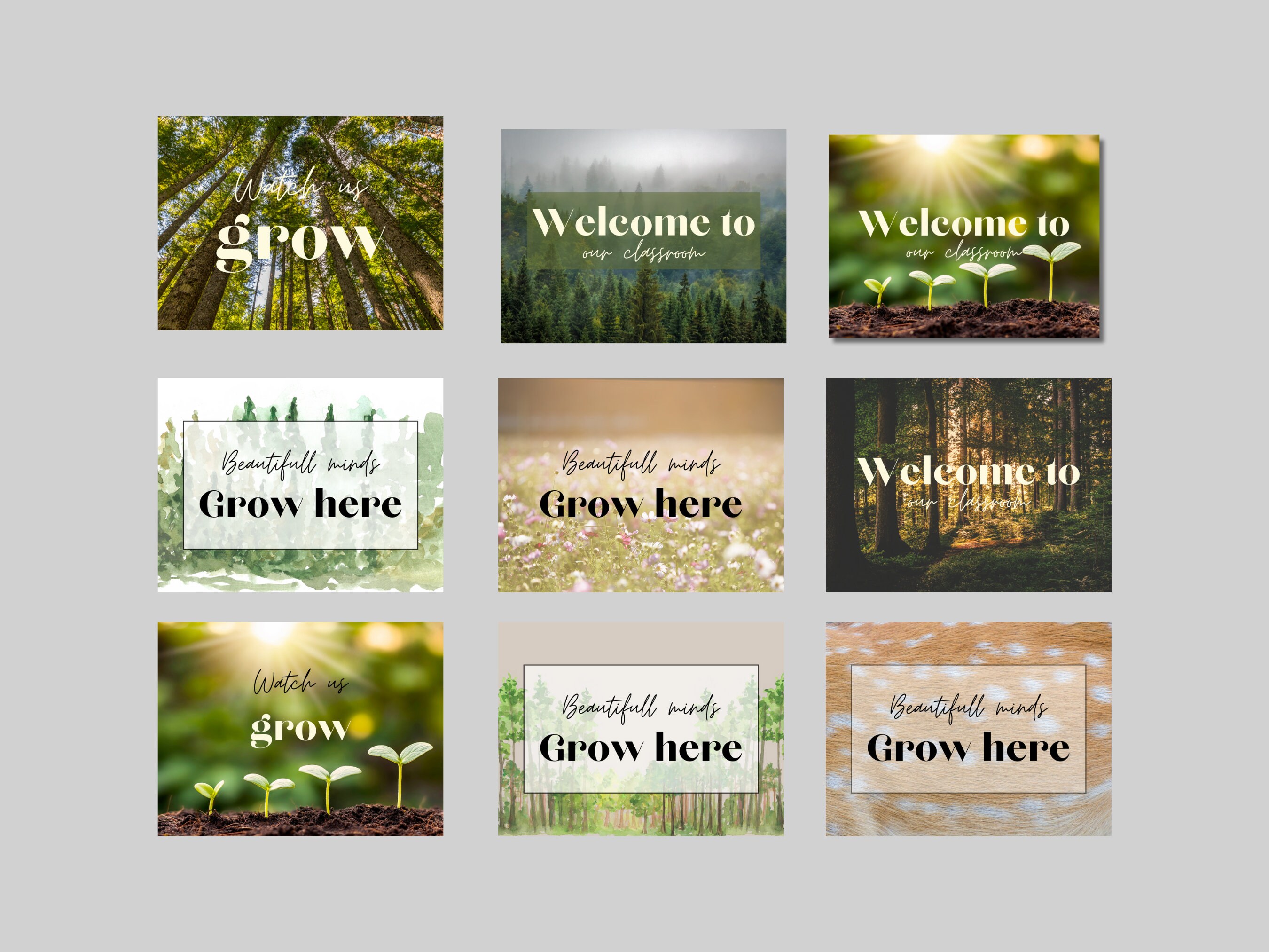 Forest Classroom Door Sign - Out of the Woods - Inspirational Classroom ...