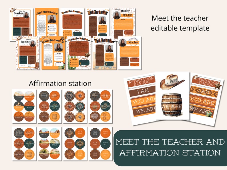 Classroom Management Mini Bundle for a Western Themed Classroom ...