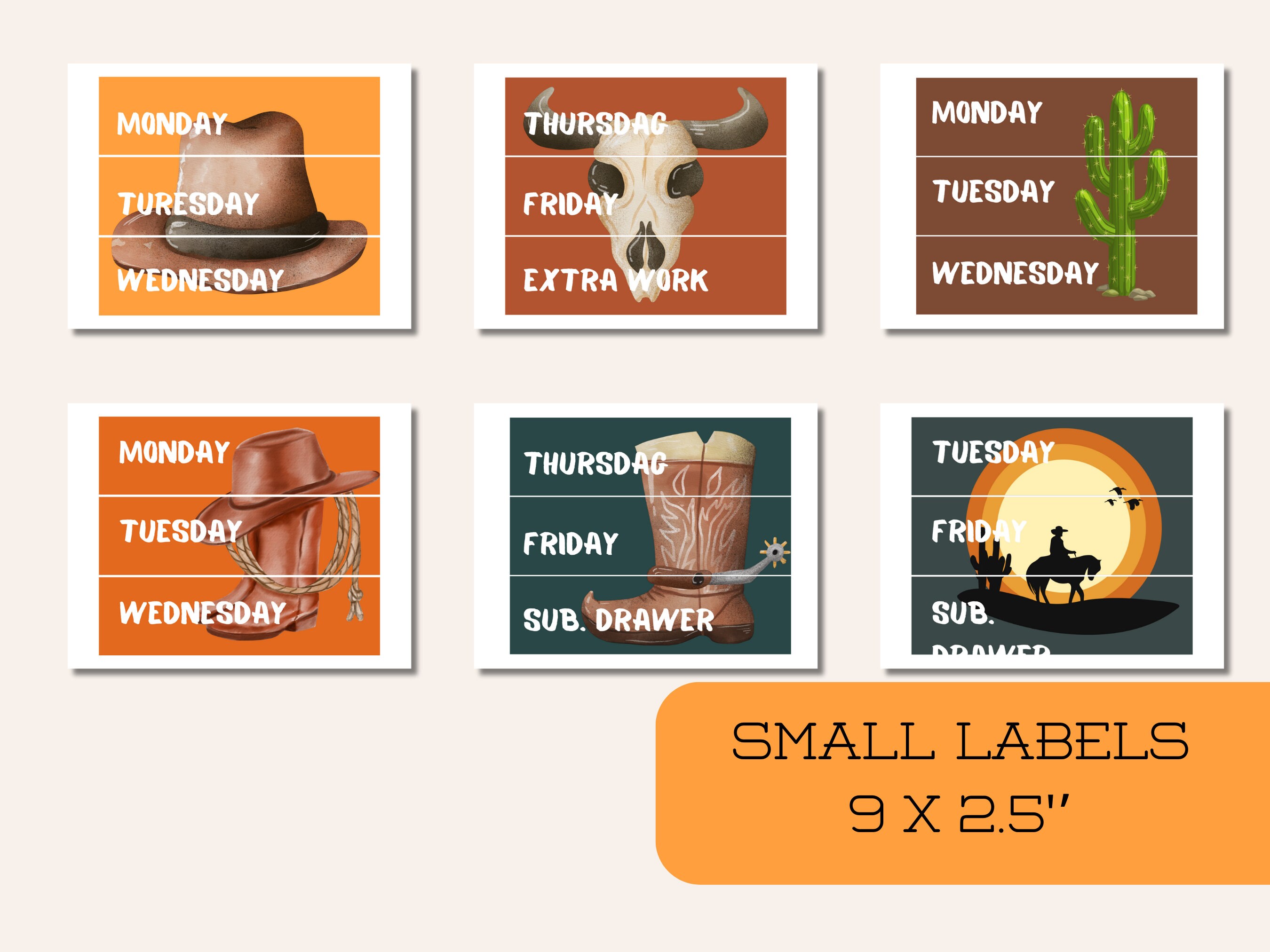 Editable Trolley Labels for a Western Themed Classroom | Classroom ...