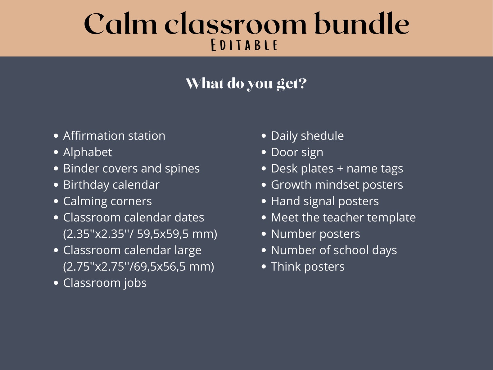 Boho Plants Calm Classroom Decor Bundle |plants Please | Serene ...
