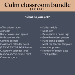 Boho Plants Calm Classroom Decor Bundle |plants Please | Serene ...