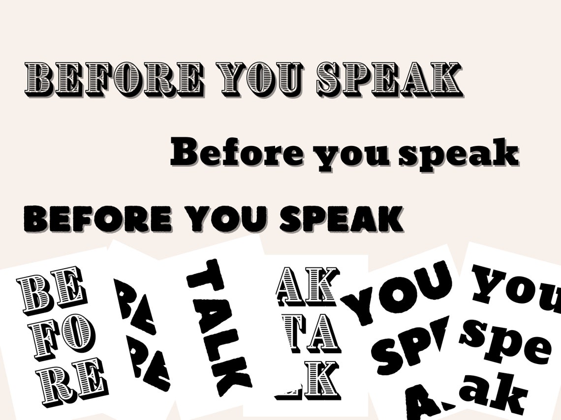 Think Before You Speak Editable Posters for a Western Themed Classroom ...