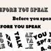 Think Before You Speak Editable Posters for a Western Themed Classroom ...
