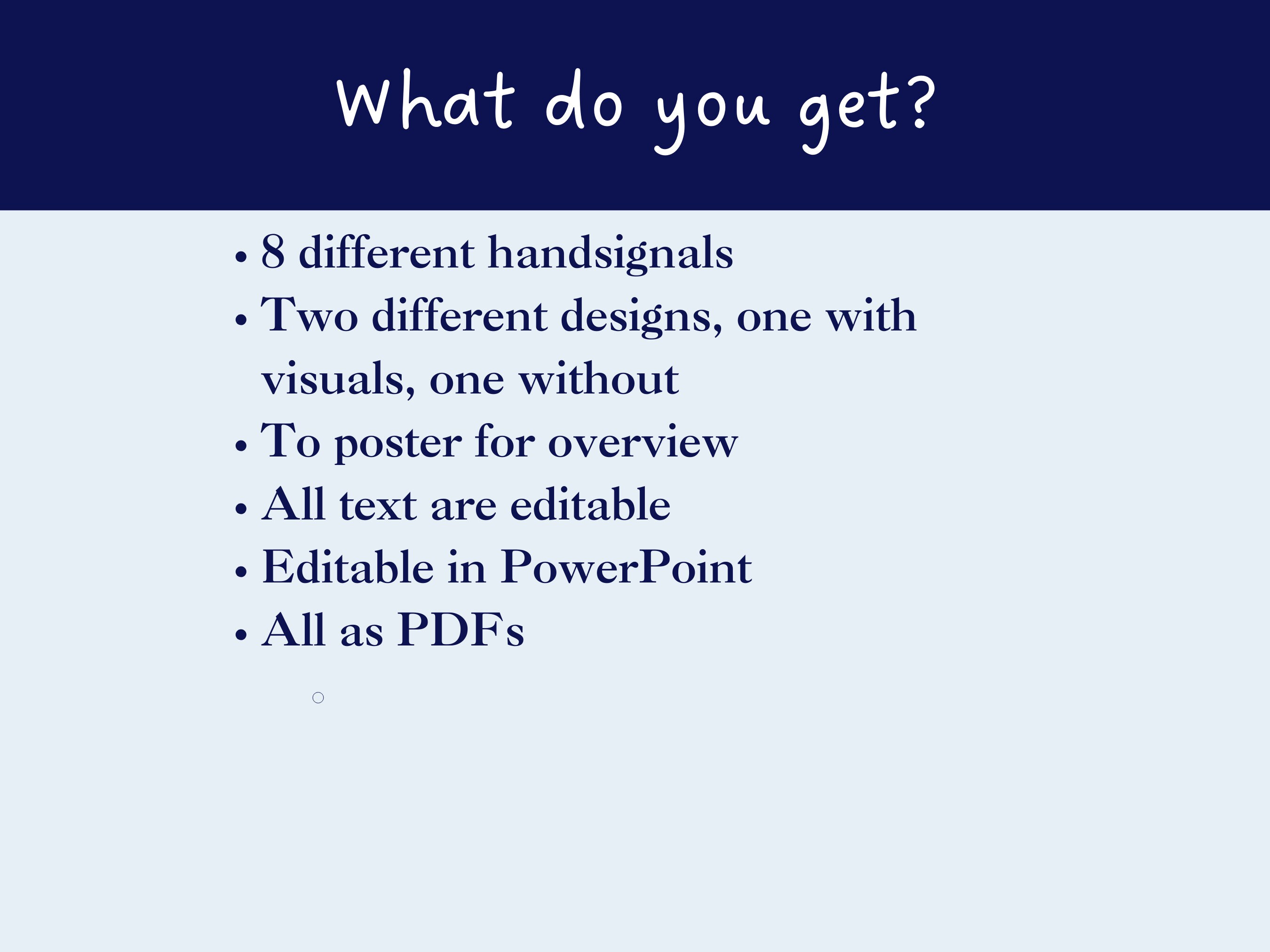 Hand Signals for an Ocean Themed Classroom | Classroom Decor ...