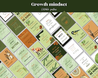 Mountain & Forest Posters, Classroom Decor, Growth Mindset, Bulletin ...