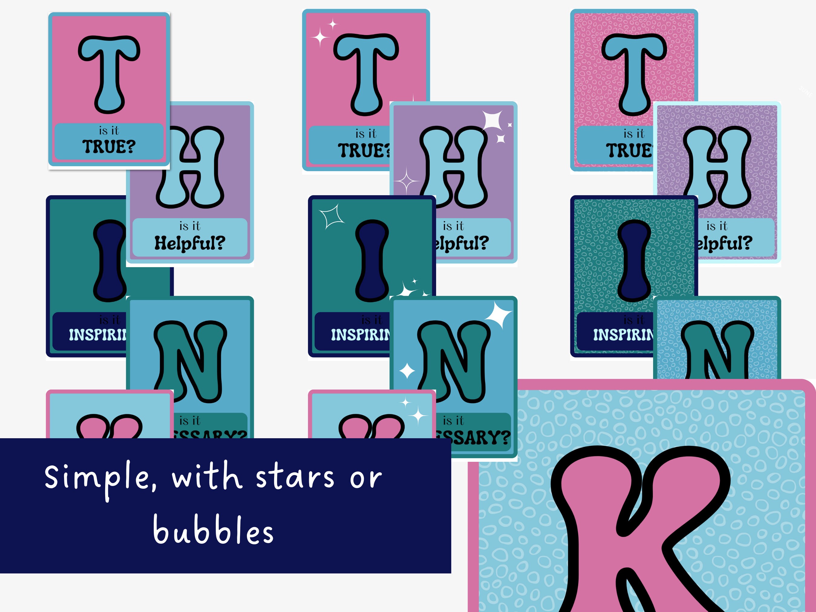 Editable Think Classroom Posters, Think Before You Speak, Classroom ...