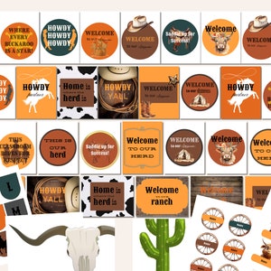 Western Classroom Decor Bundle for Teachers With a Warm Rustic Feeling ...