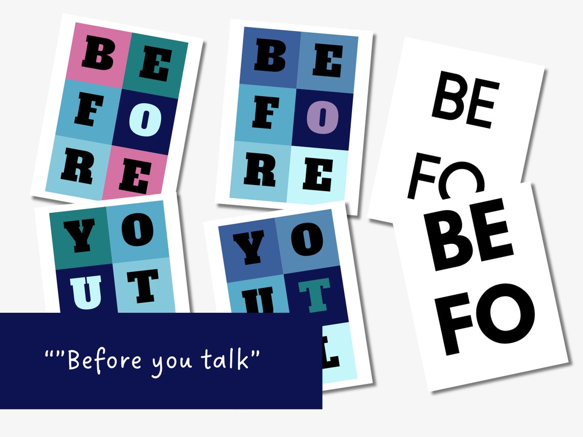 Editable Think Classroom Posters, Think Before You Speak, Classroom ...