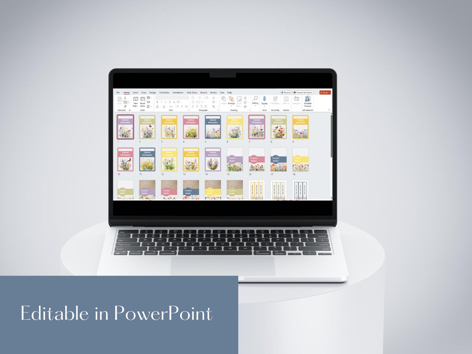 Printable Rolling Cart Labels With a Meadow Theme | Classroom Decor ...