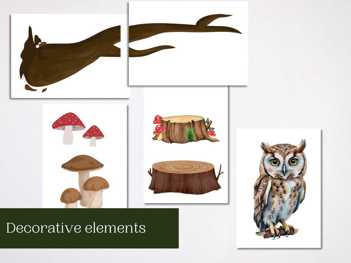 Bulletin Borders and Letters for a Forest Themed Classroom - Etsy