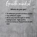 Growth Mindset Classroom Posters Simple Black and White or - Etsy
