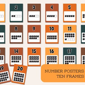 Numbers Posters for a Western Themed Classroom | Classroom Decor | Math ...