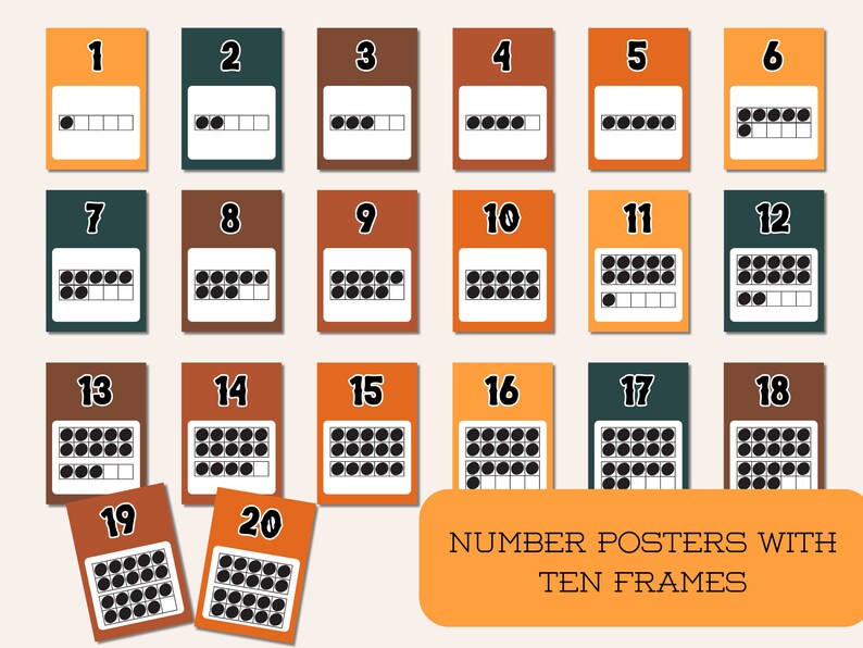 Numbers Posters for a Western Themed Classroom | Classroom Decor | Math ...