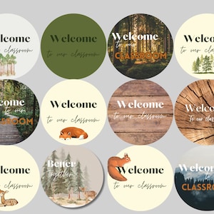 Forest Classroom Door Sign - Out of the Woods - Inspirational Classroom ...