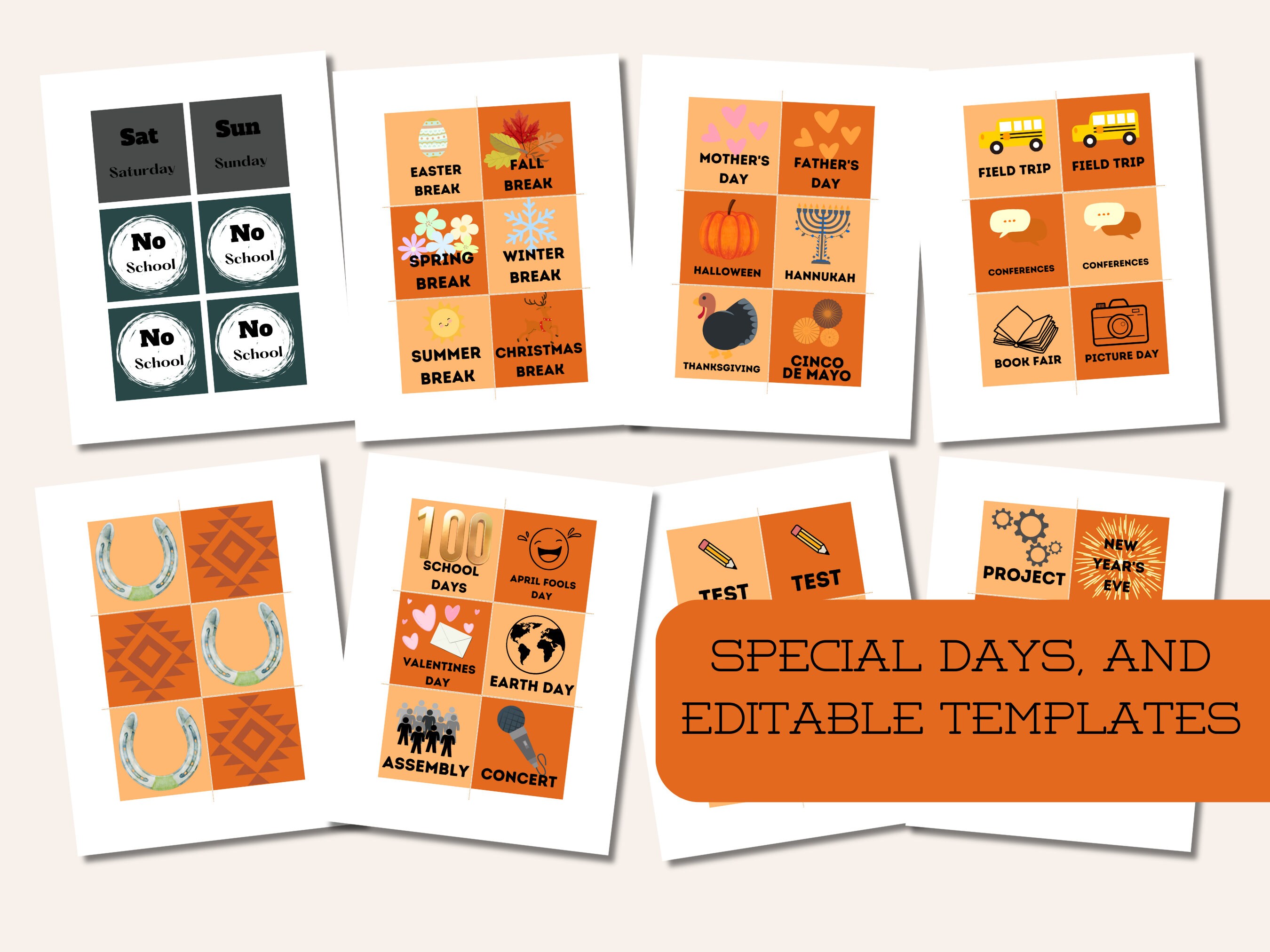 Western Style Classroom Calendar Kit | Classroom Decor | Editable ...