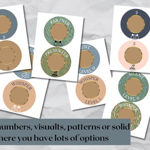 Classroom Rules and Voice Levels for a Calm Plant Themed Classroom ...