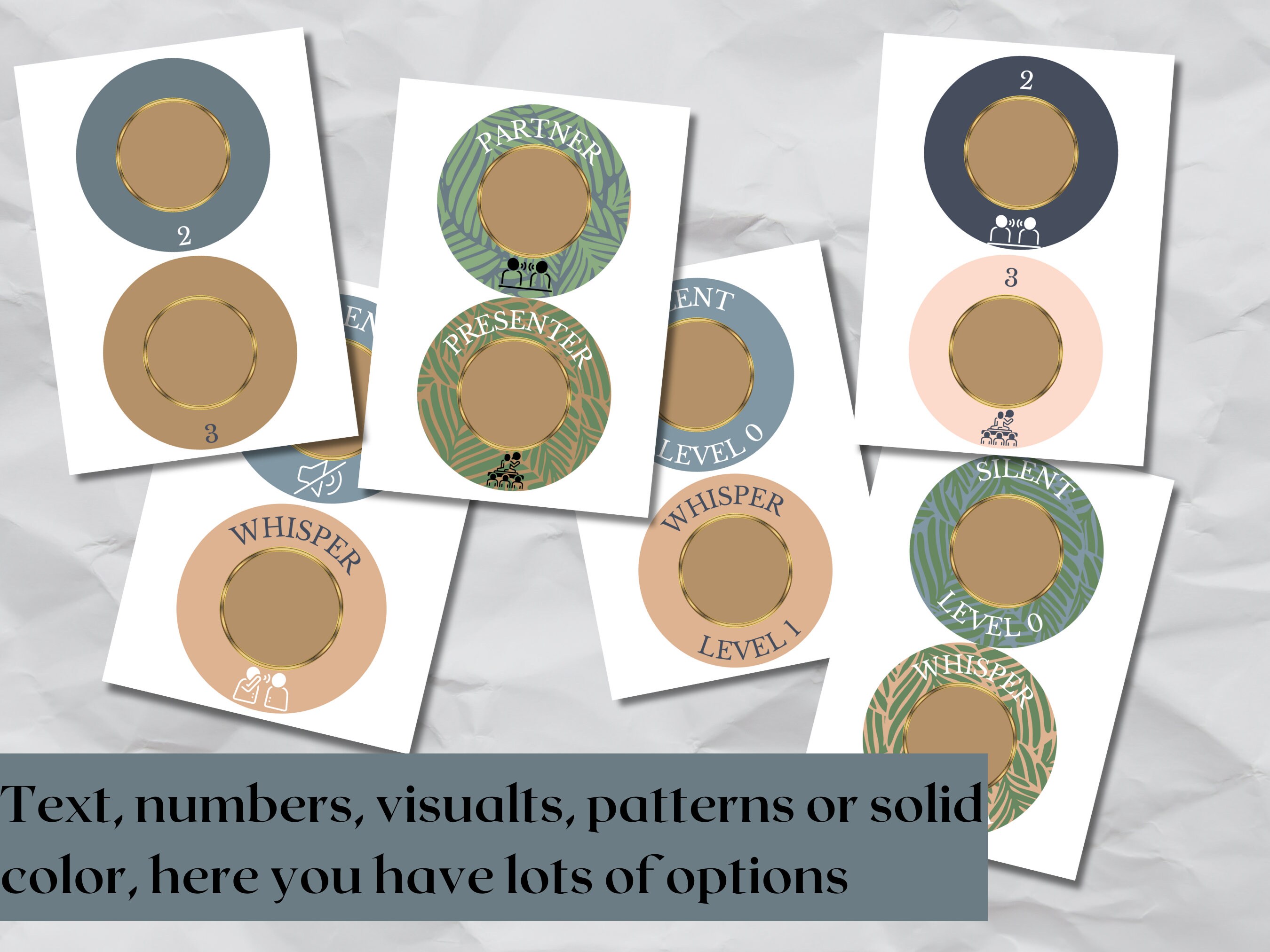 Classroom Rules and Voice Levels for a Calm Plant Themed Classroom ...