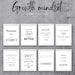 Growth Mindset Classroom Posters, Simple Black and White or Create Your ...