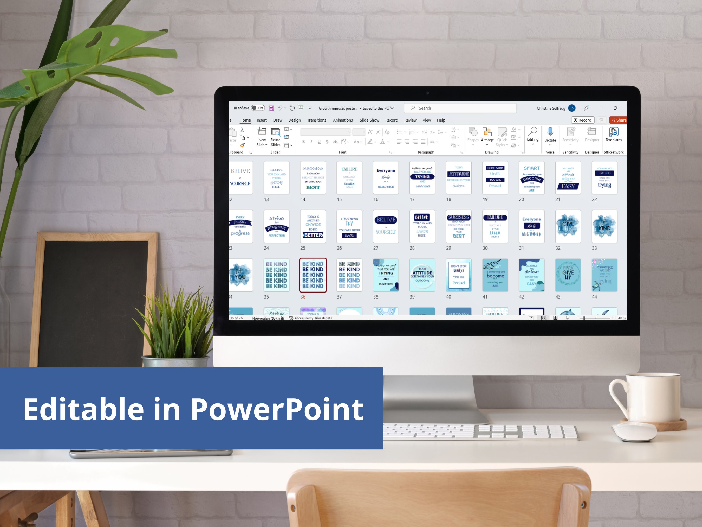 Growth Mindset Motivational Posters for an Ocean Themed Classroom ...