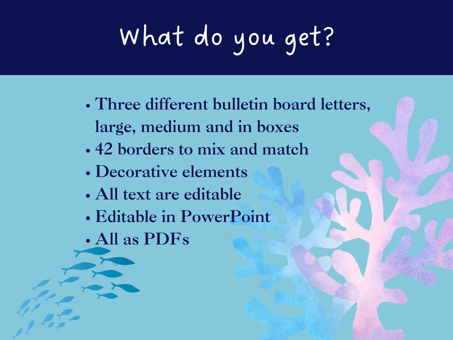 Bulletin Board for a Classroom Unde the Sea | Bulleting Boarders ...