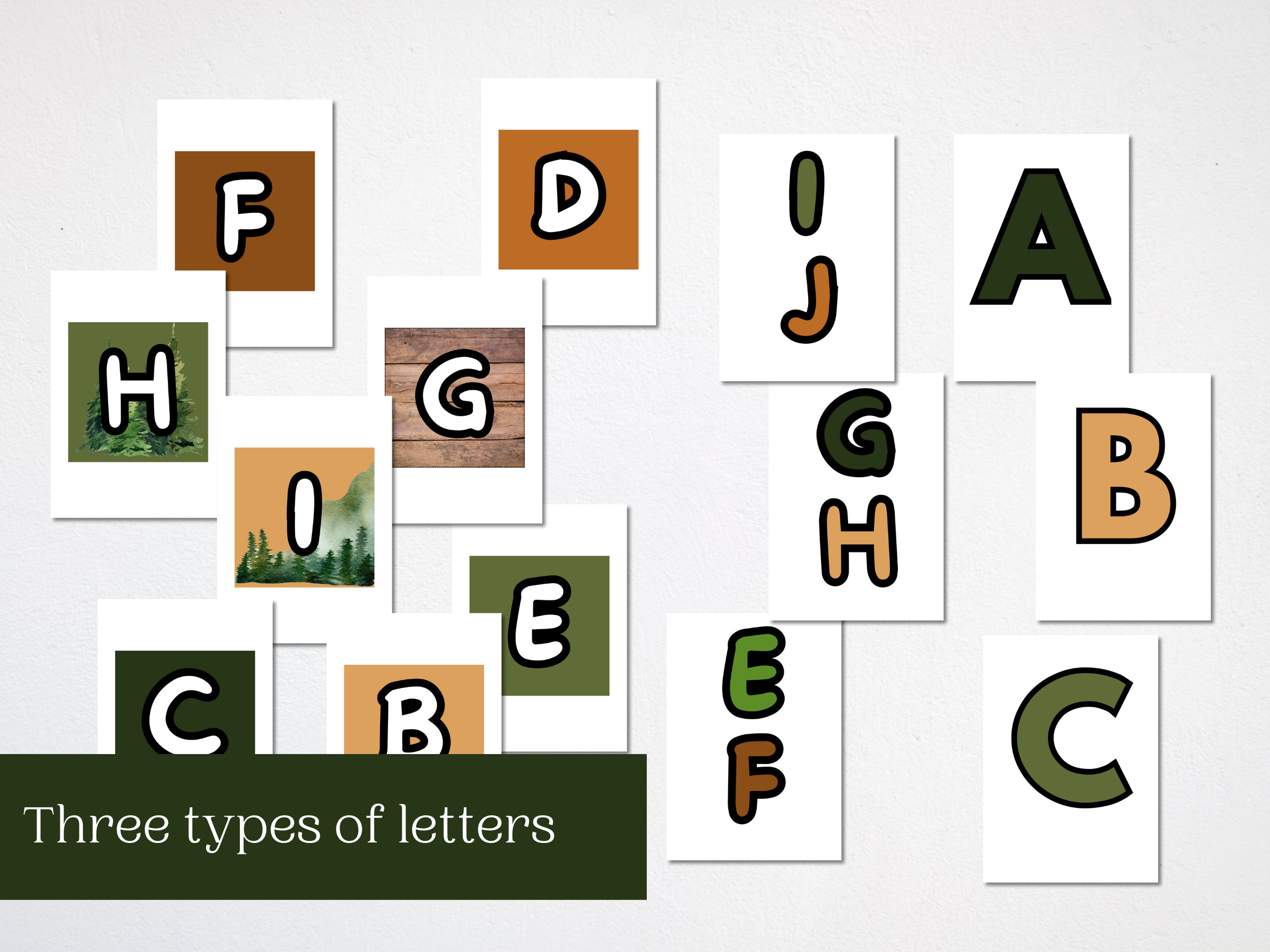 Bulletin Borders and Letters for a Forest Themed Classroom - Etsy