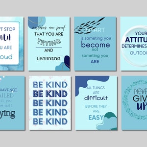 Growth Mindset Motivational Posters for an Ocean Themed Classroom ...