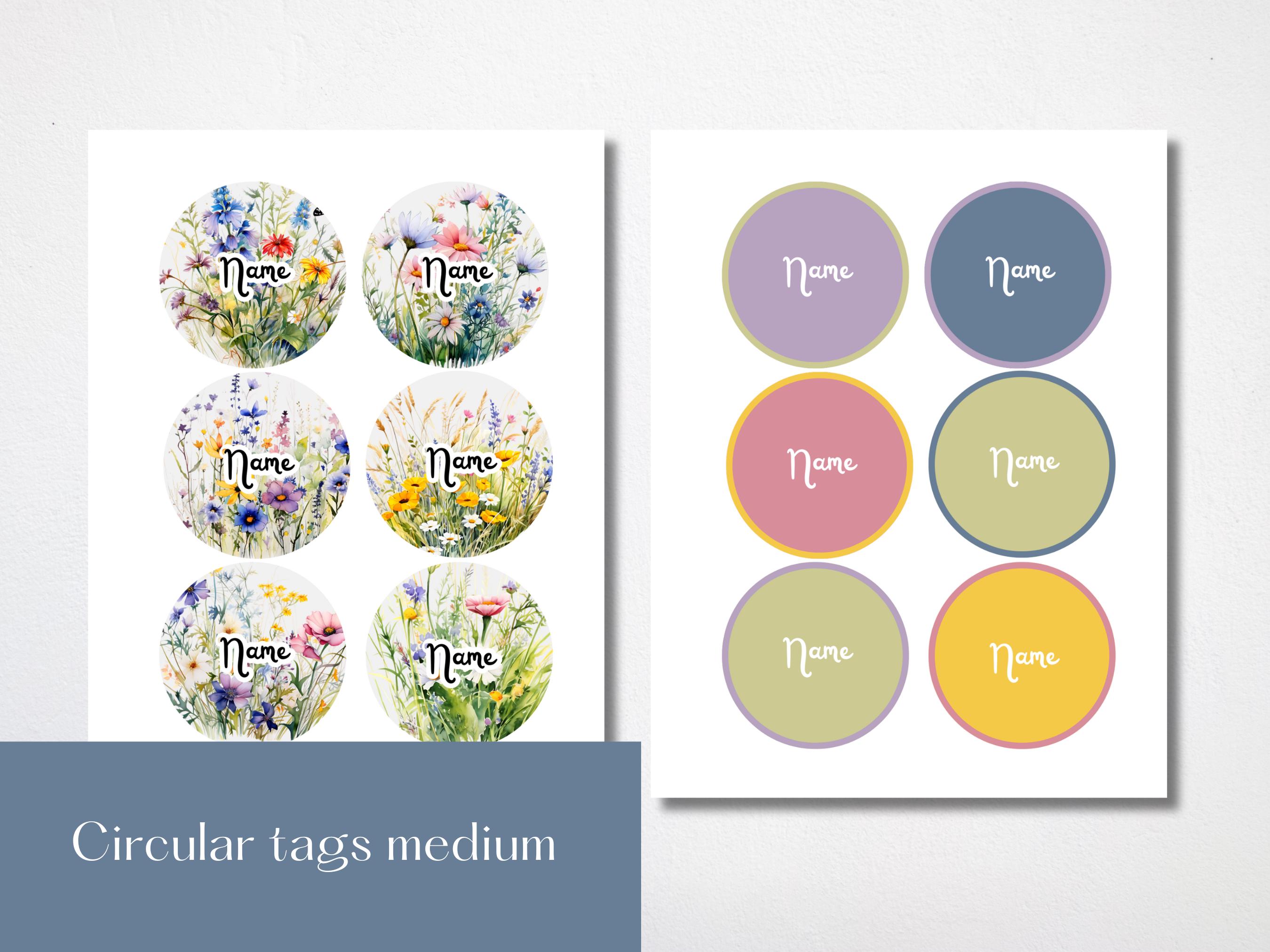 Meadow Themed Desk Plates and Name Tags | Classroom Decor | Wild ...