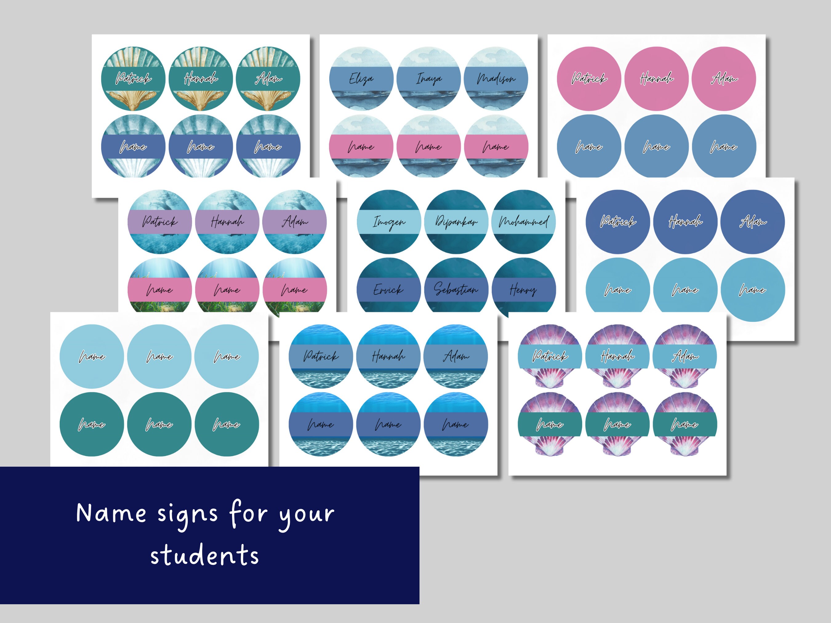 Door Sign for a Sea Themed Classroom | Classroom Decor | Instant ...