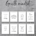 Growth Mindset Classroom Posters, Simple Black and White or Create Your ...